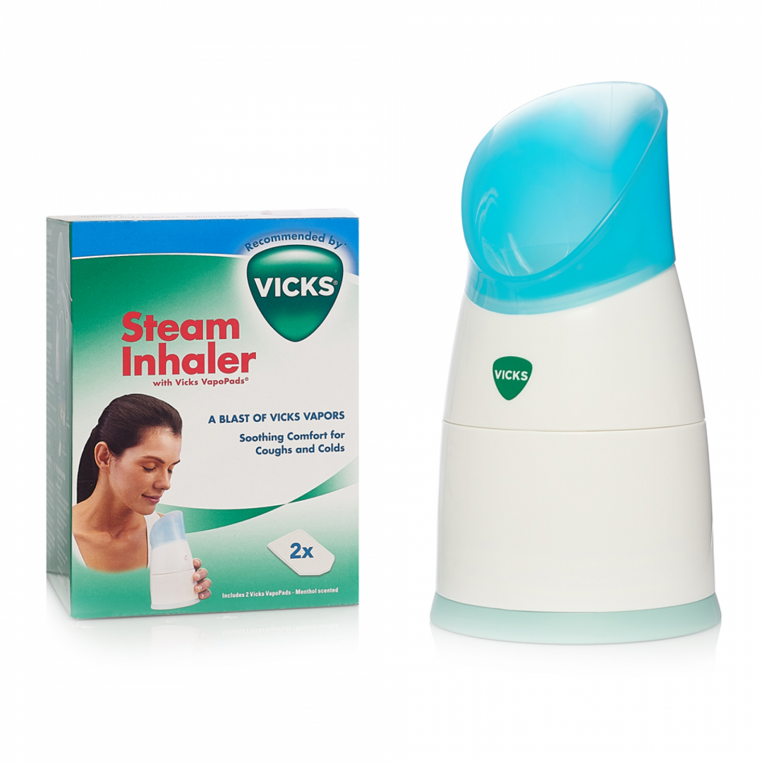 Vicks Inalador Vapores V1300 + VapoPads Recargas Mentol x 2 | Cosmetic Fan