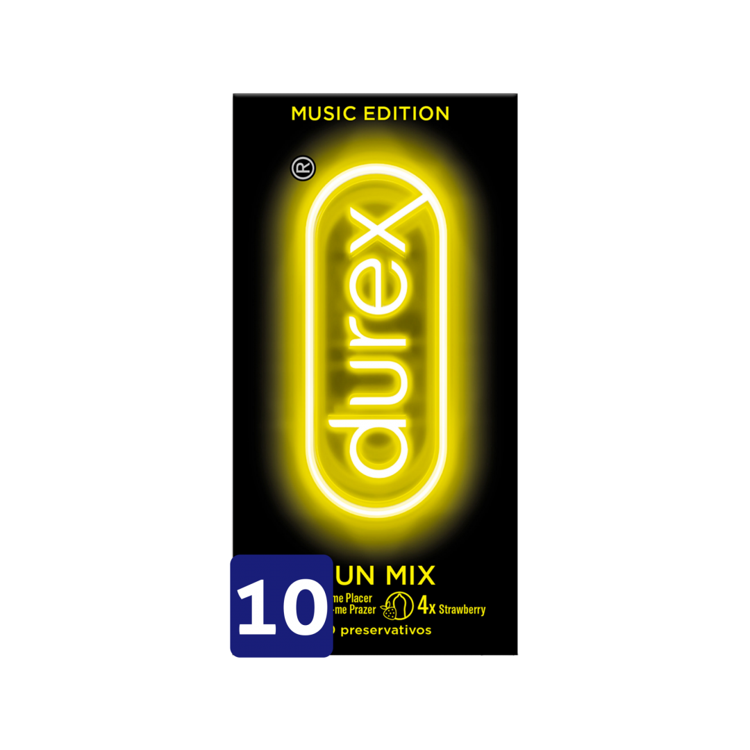 Durex Music Edit Fun Mix Preserv X10 | Cosmetic Fan